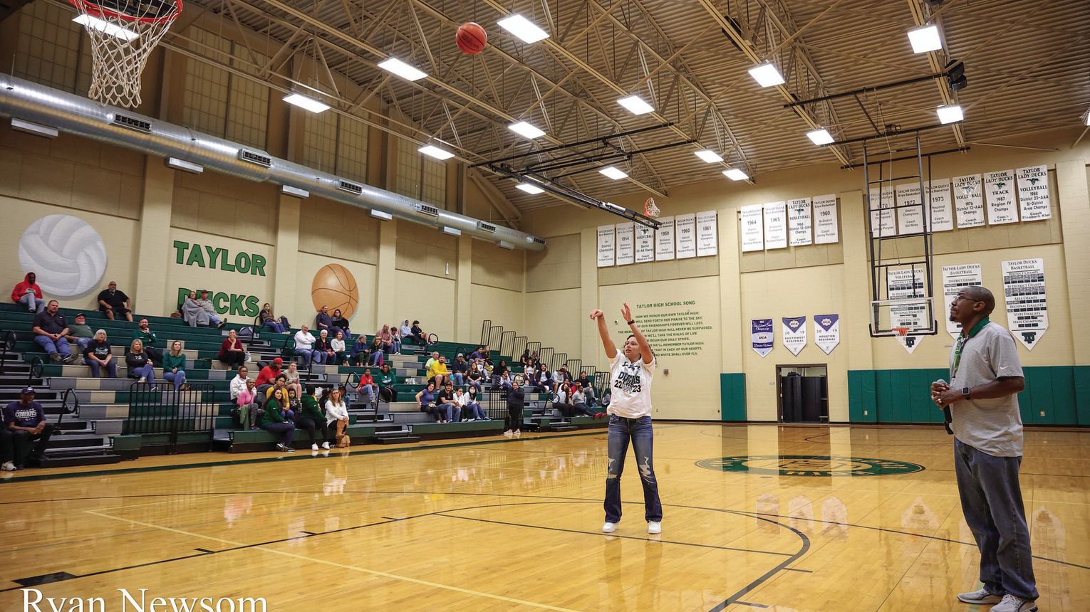 FREE THROW CONTEST AT EVERY HOME DISTRICT GAME