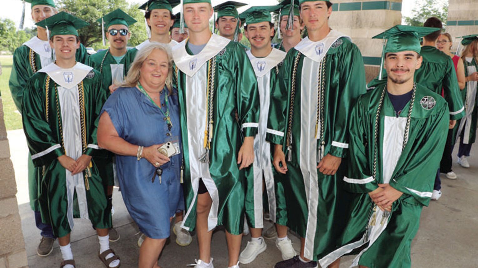 Graduates ready to walk