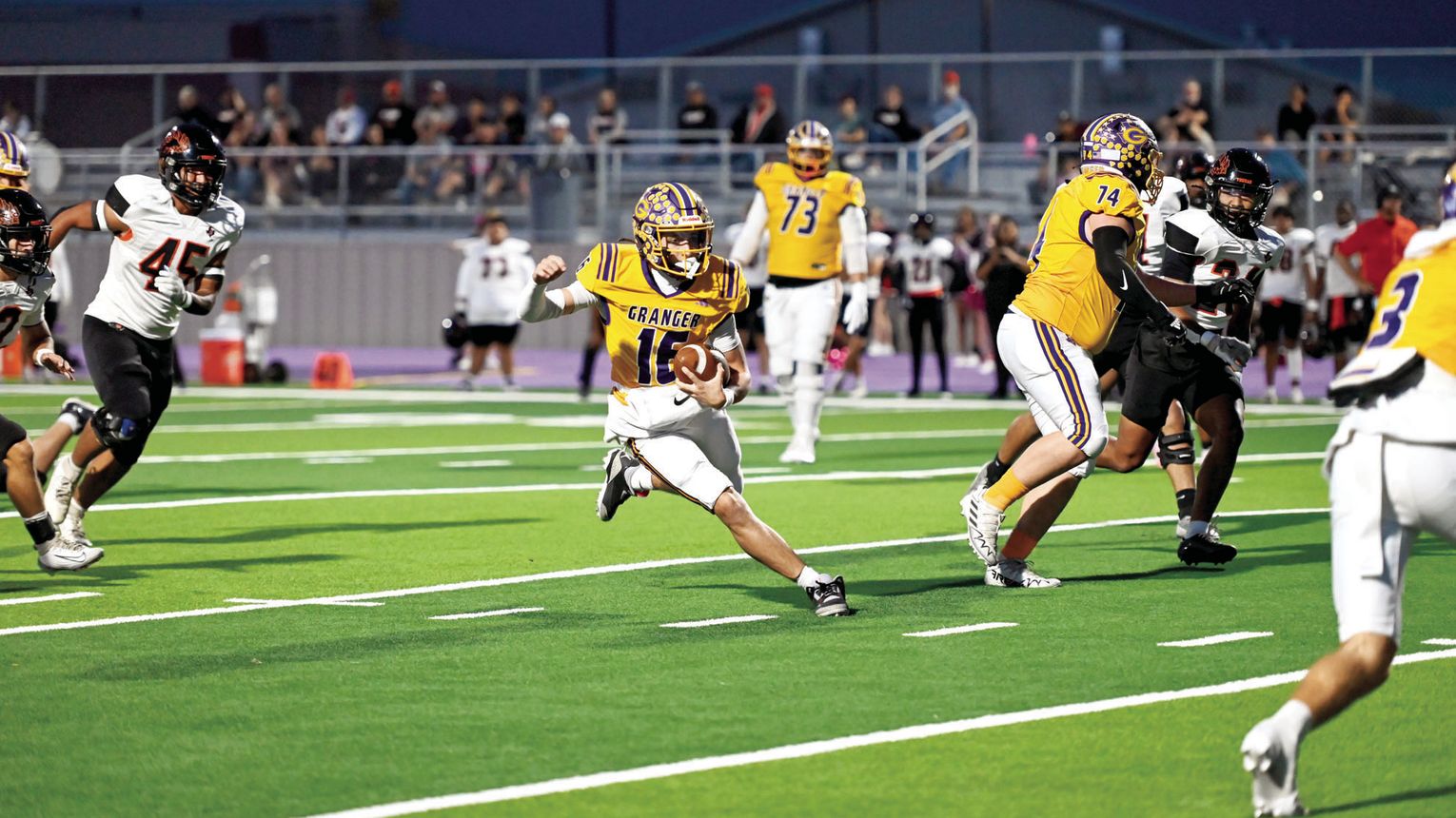 Lions hold off Panthers, 35-33, claim district title