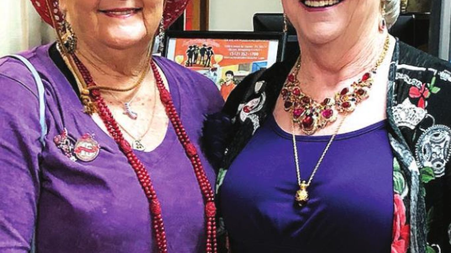 RED HATTERS HAVE HOLIDAY FUN