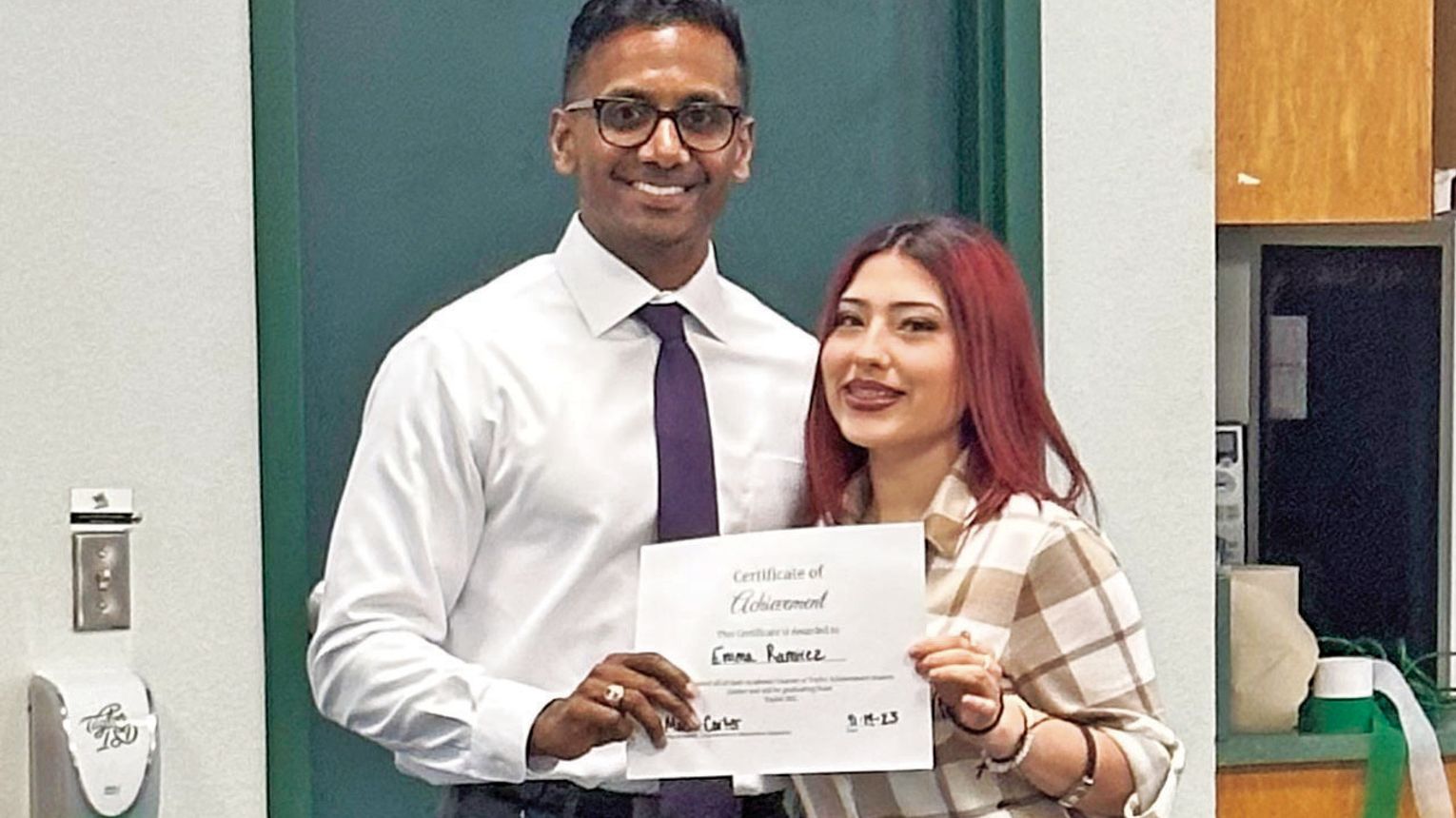 Students celebrate course completion