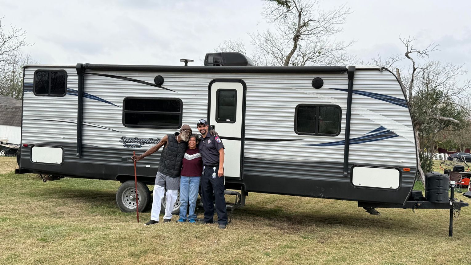 Taylor family receives shelter through Wilco EMS